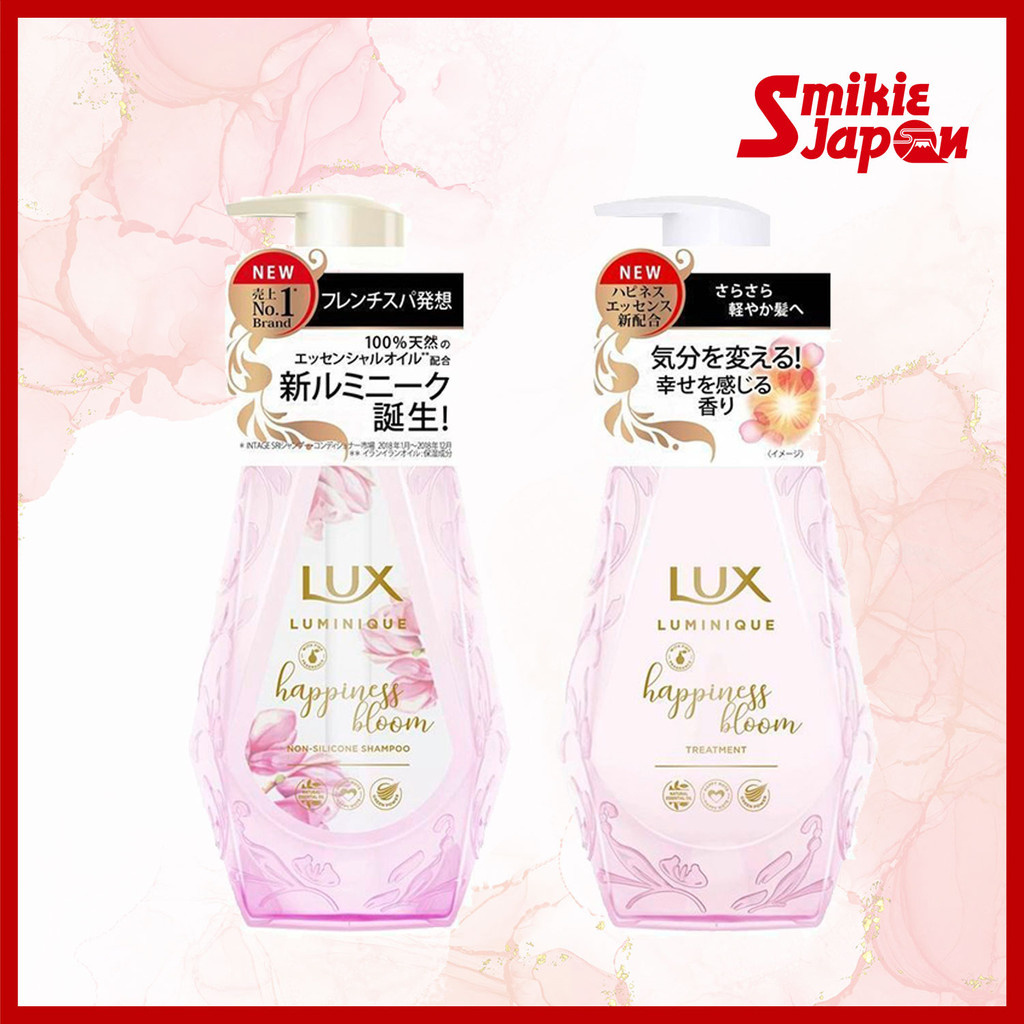 UNILEVER LUX Luminique Happiness Bloom Treatment 450g / Shampoo 450g Direct From Japan | Shopee ...