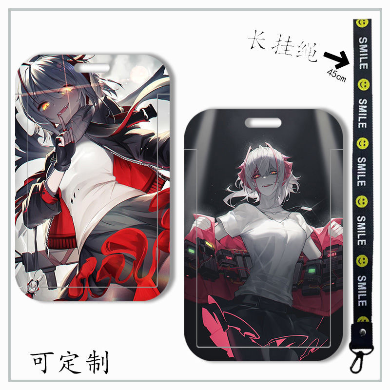 Arknights W DIY Student Card Set Campus Card Bus Card Holder Factory ...