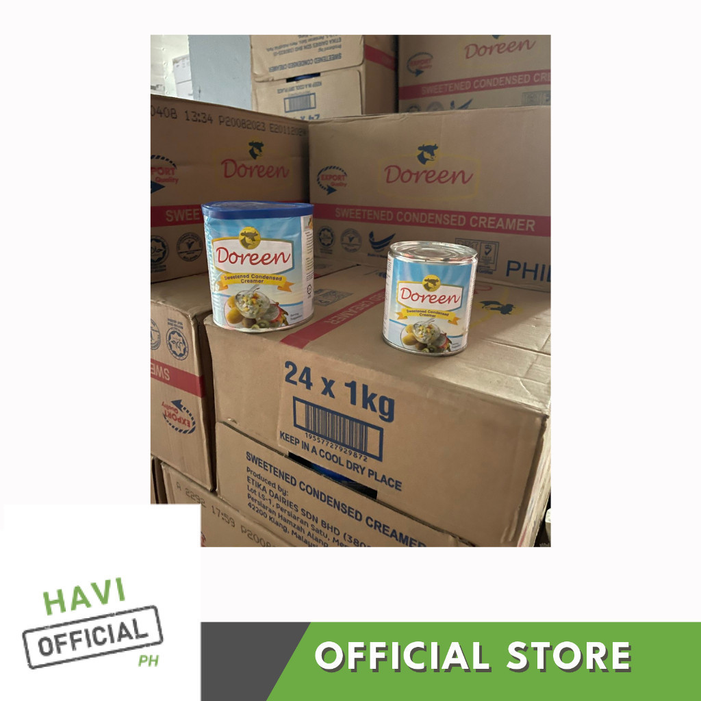 HAVI OFFICIAL Doreen Condensed Condensada Milk (1BX) 48PCS X 390G ...