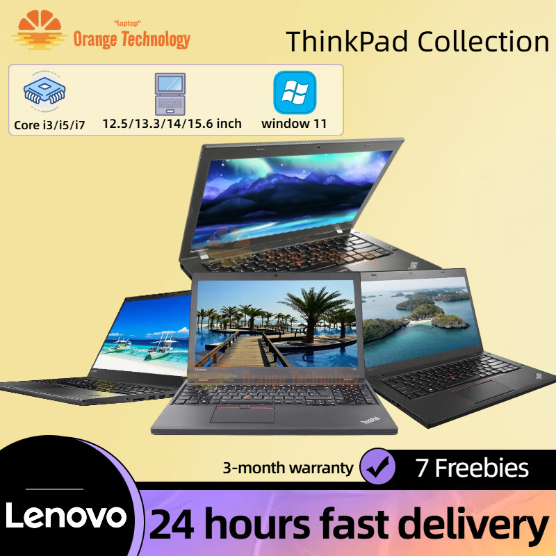 ThinkPad Collection Used Lenovo Core I3 I5 I7 laptop 512G SSD office ...
