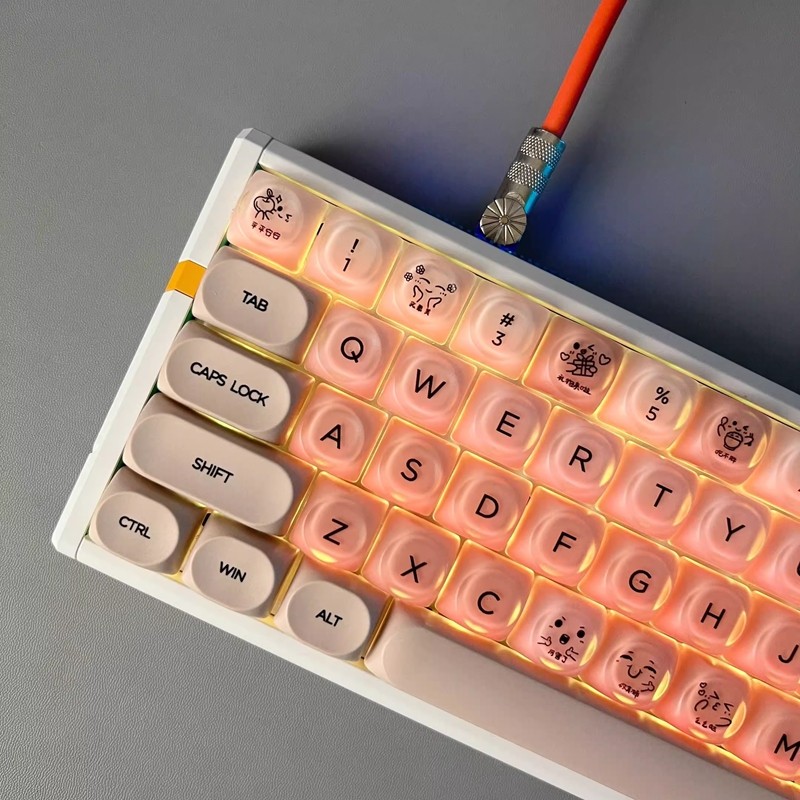 【Keycap Only】Liquid Foundation Theme Keycap 132 Keys HOM Profile PBT ...