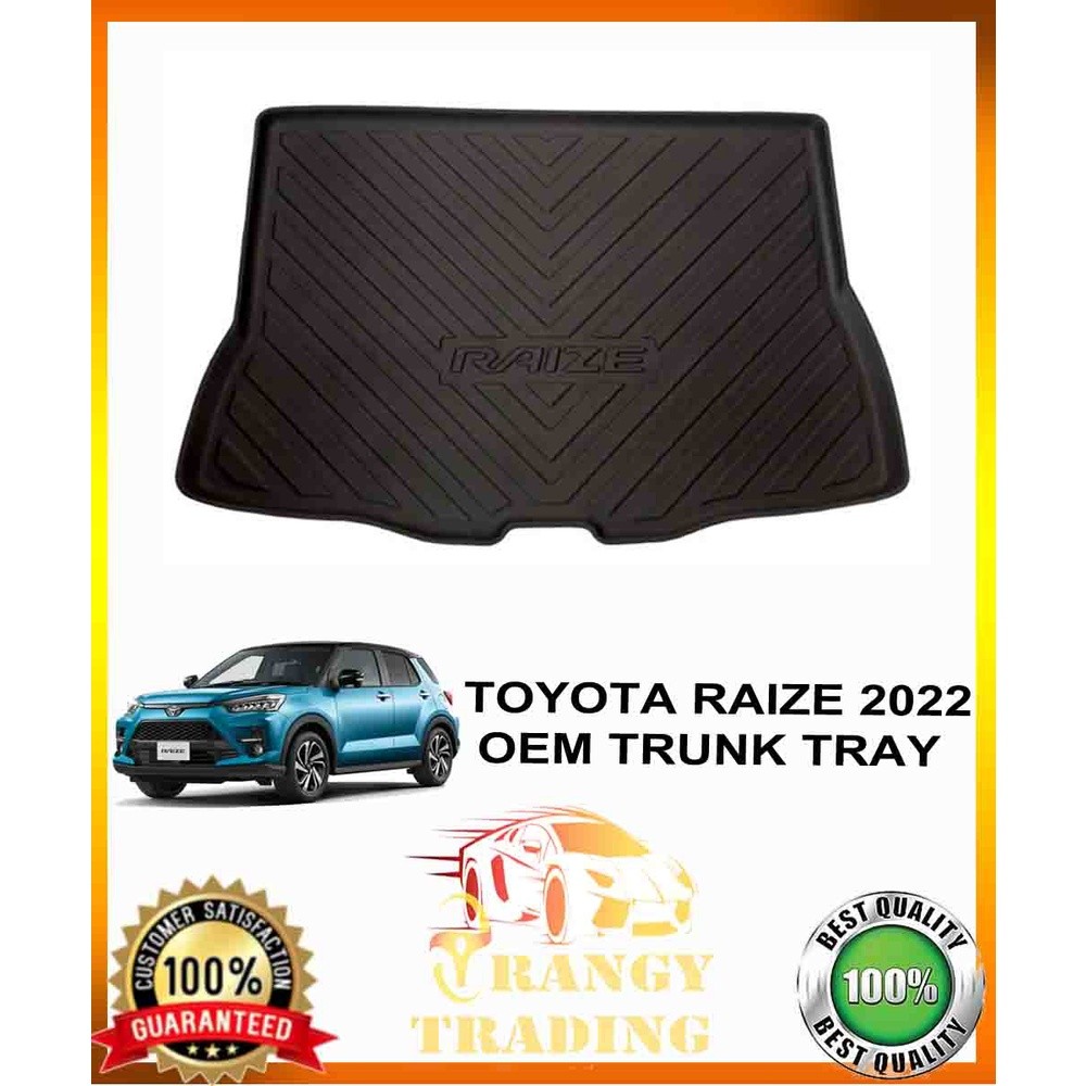 Toyota Raize 2021 to 2025 Cargo Trunk Tray PREMIUM MATERIAL 2022 2023 ...