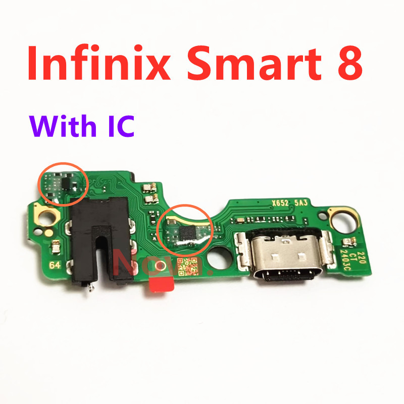Fast Charging Board for Infinix Smart 8 X6525, X6525D USB Charger With ...