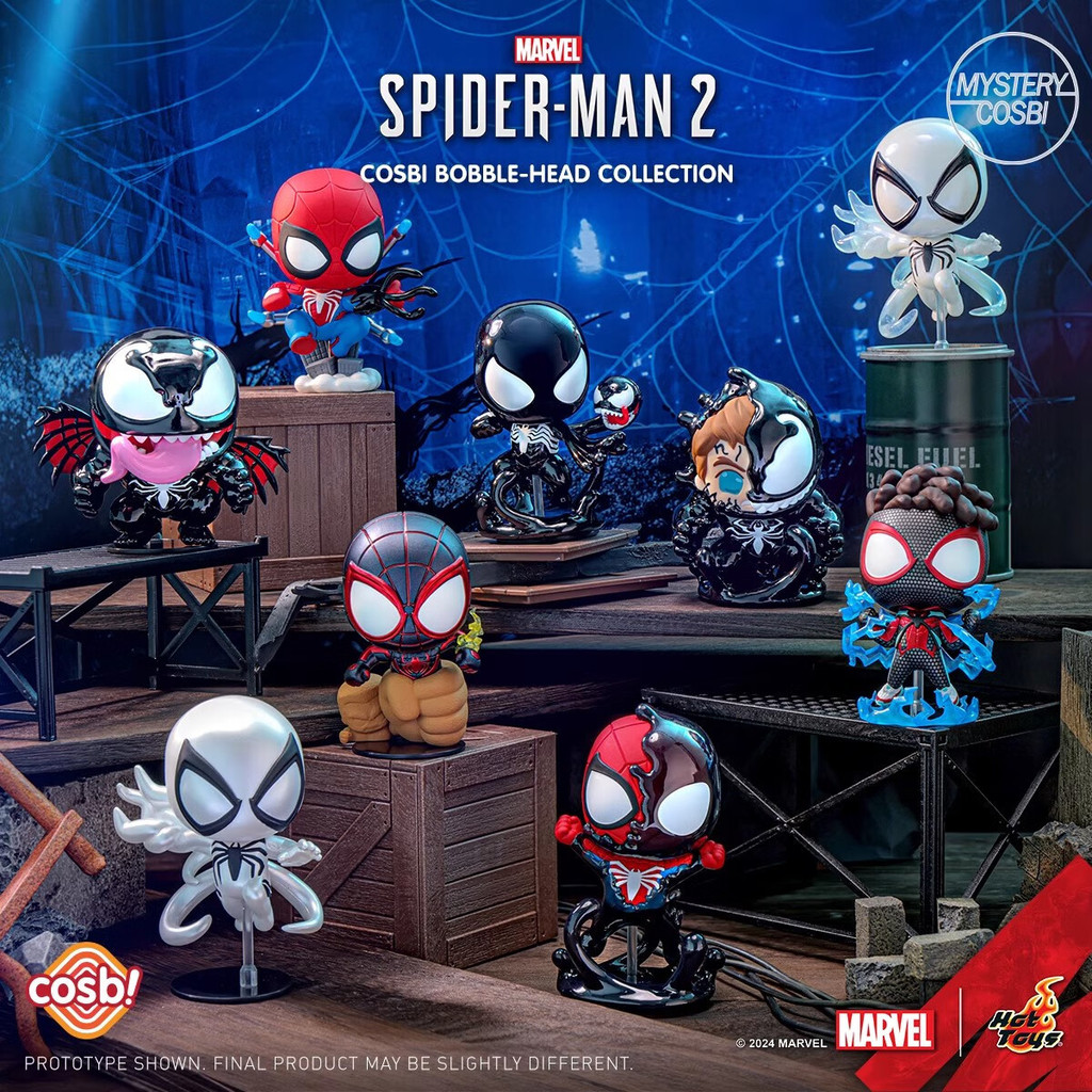 KKV Authentic Hot Toys Marvel spider-man2COSBI Mini Figure Series Blind ...