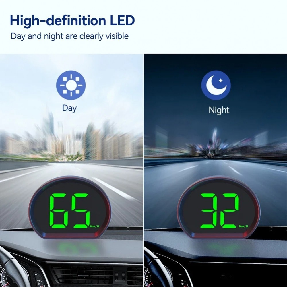 Digital Speedometer Advanced Chip Technology Built-in Sunshade Design ...