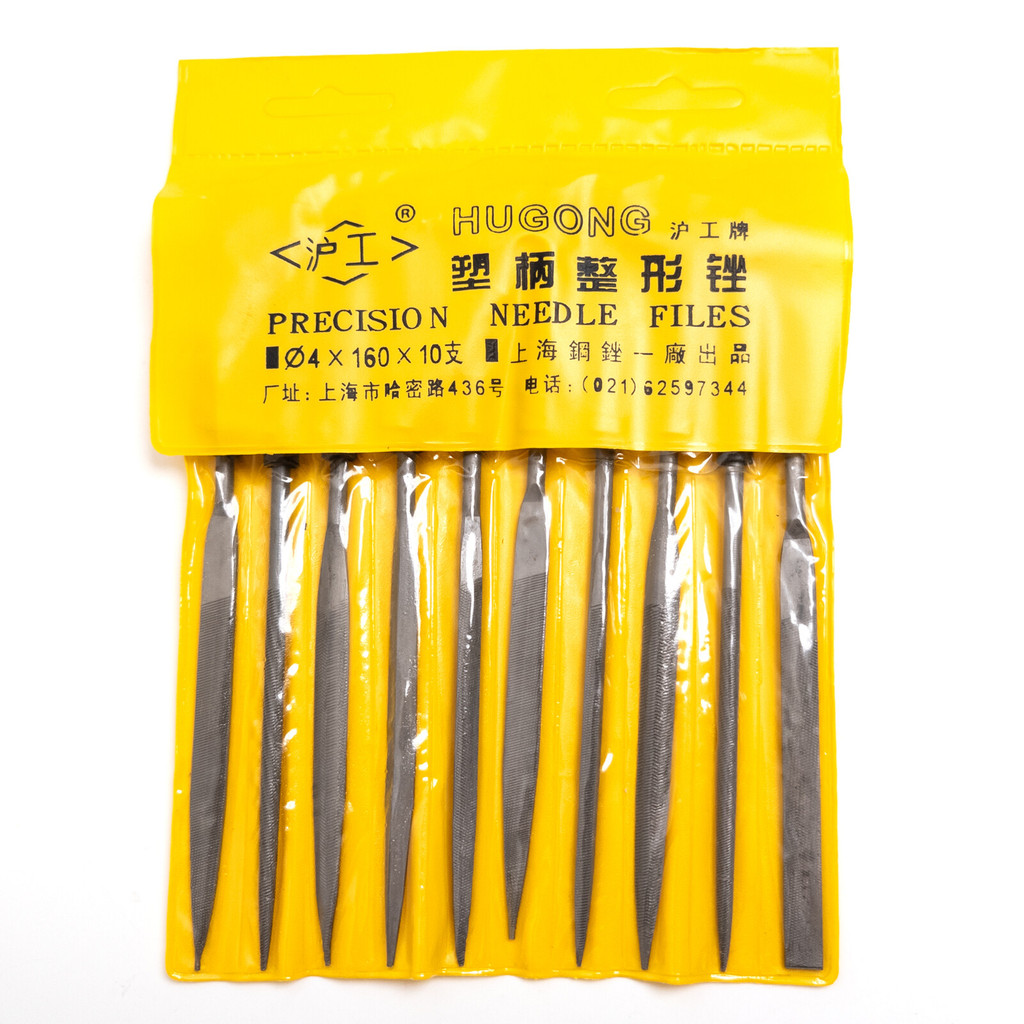 Luthier Needle File Set (10) Guitar Nut Slot Fret Dressing Files Tool ...