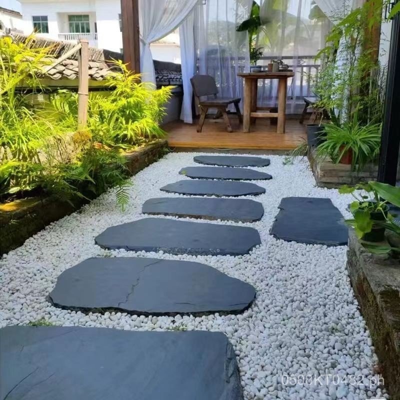 Paving Stones Stepping Stones Outdoor Foot Steps Irregular Bluestone ...