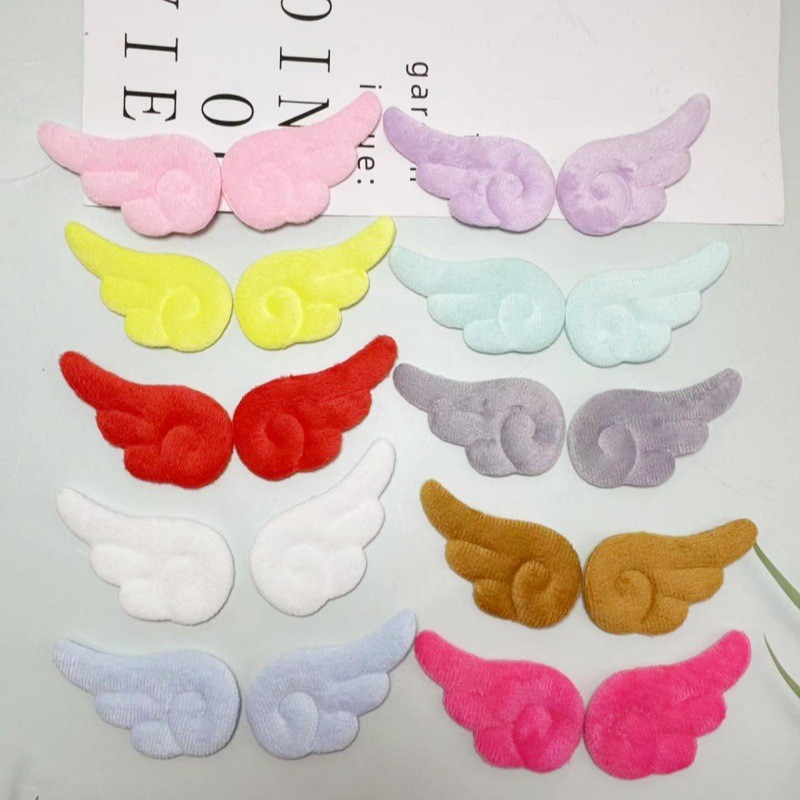 10pcs Double Sided Plush Angel Wings Accessories DIY Material for ...
