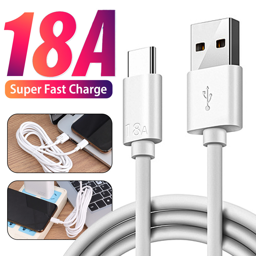 18A Type C Super Fast Charge Data Cable - Quick Charging Cable Mobile ...