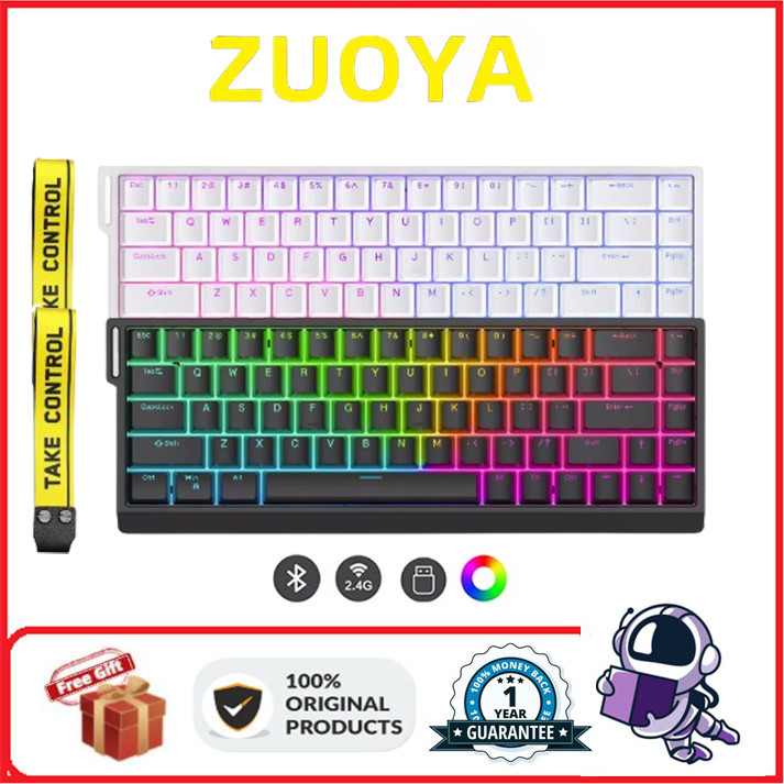 ZUOYA HE65 Magnetic switch hot swappable RGB mechanical keyboard ...
