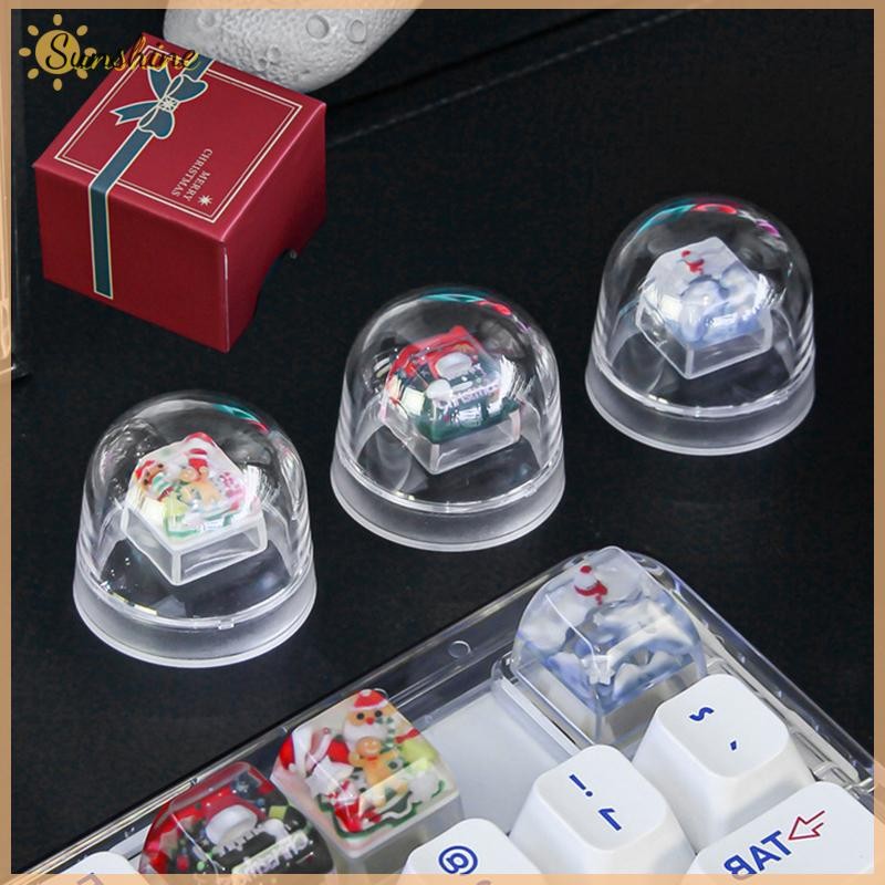 Sunshine> Cute Christmas Gift Key Caps For Mechanical Keyboard DIY ...