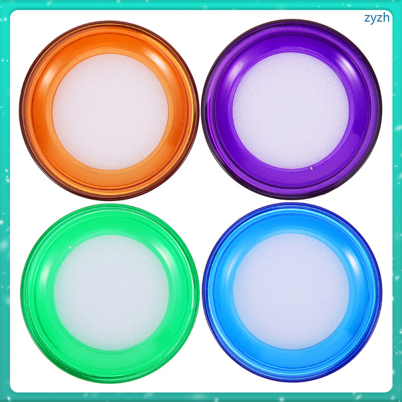 4 Pcs Spong Money Counting Hand Wet Device Finger Sponge Moistener ...