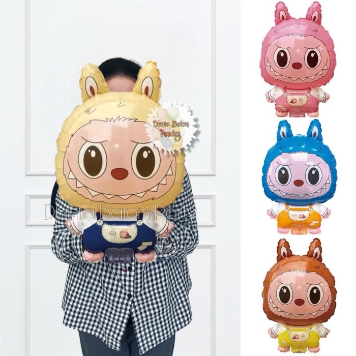 Labubu Foil Balloons / Full Body Labubu Character Balloons | Shopee ...