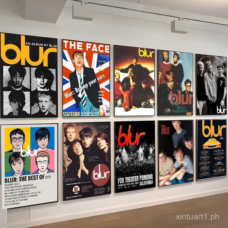 Band Musik Rapper b-Blur Vintage Posters Sticky Retro Kraft Paper ...