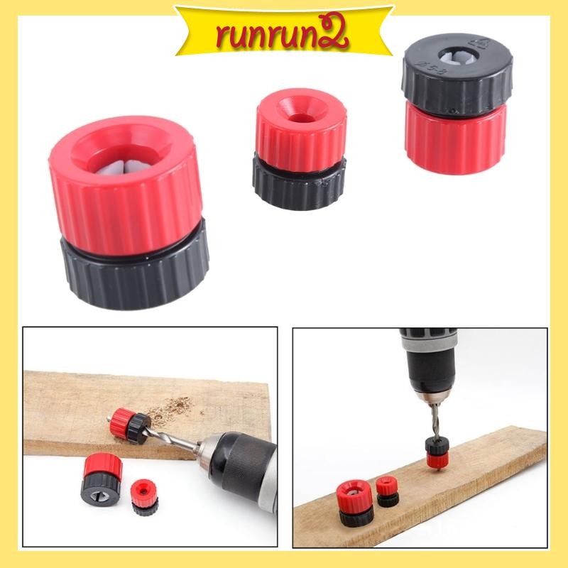 RUN Quick Set Drill Bit Depth Guide Adjustable Drill Depth Stop Collar ...