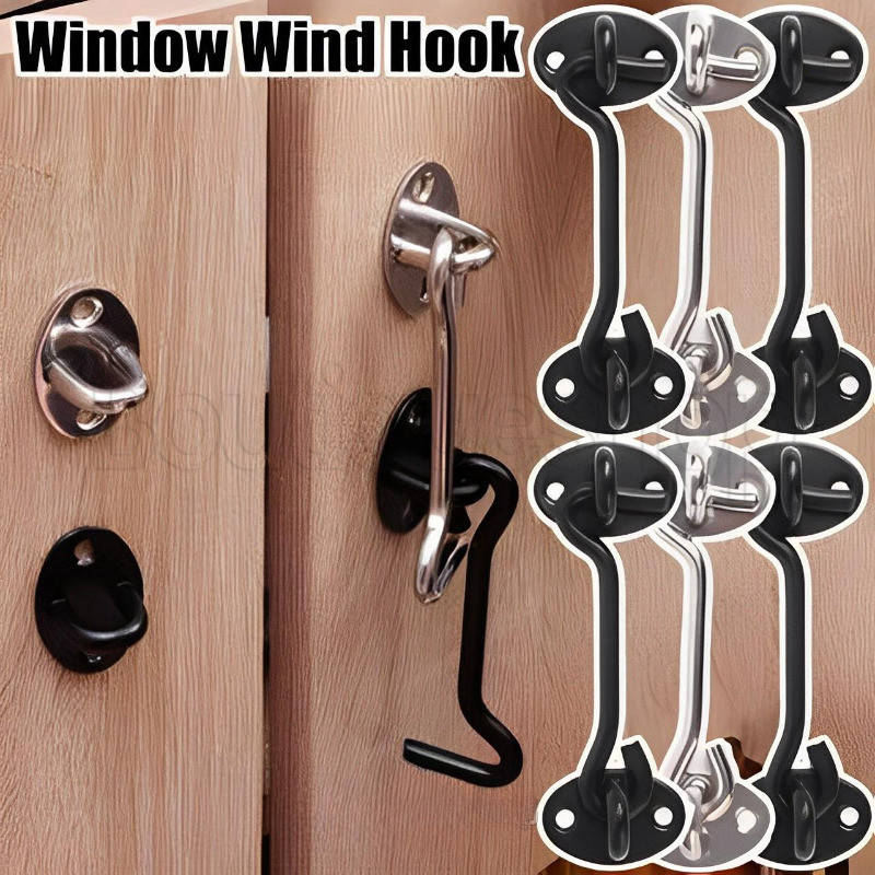 Stainless Steel Gate Hook Lock - Cupboard Latch Locks - Window Opening ...