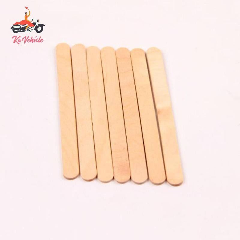 [Whstrong] 50 Pieces Flat Wooden Popsicle Stick Hand Crafts for ...