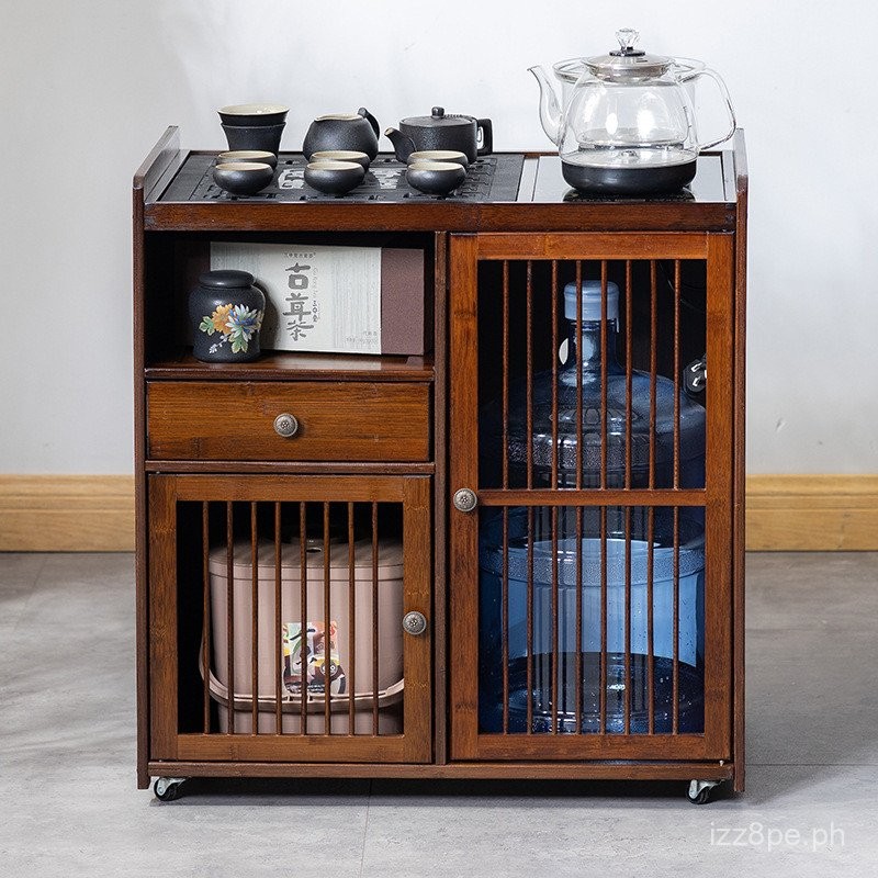 Living Room Home Movable Tea Cart Small Tea Table Tea Table Tea Cabinet ...