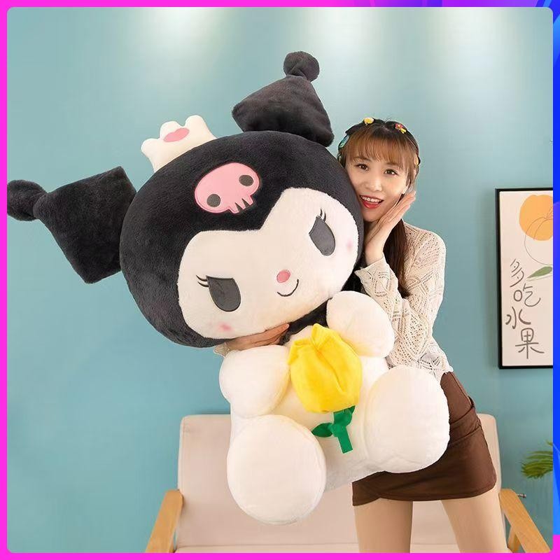 (Ready Stock) 60/100cm New kuromi stuffed toy kuromi stuffed toy 100cm ...