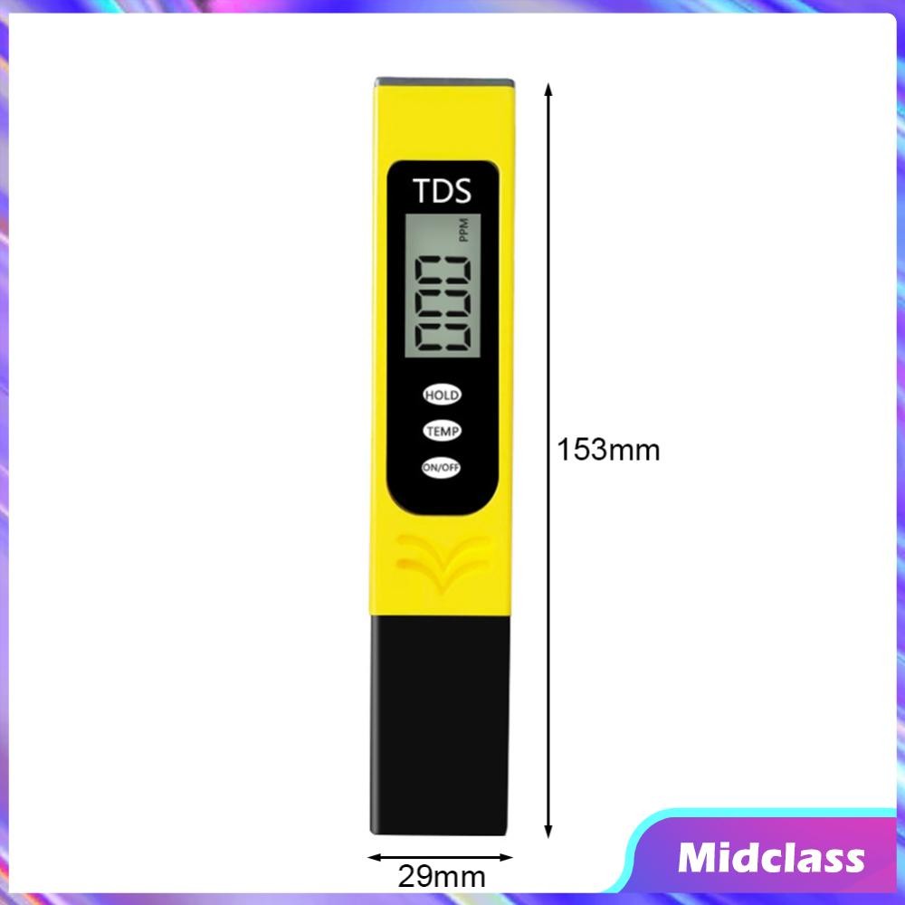 Digital Water Quality Monitor Tester Drinking Water TDS Meter Water ...
