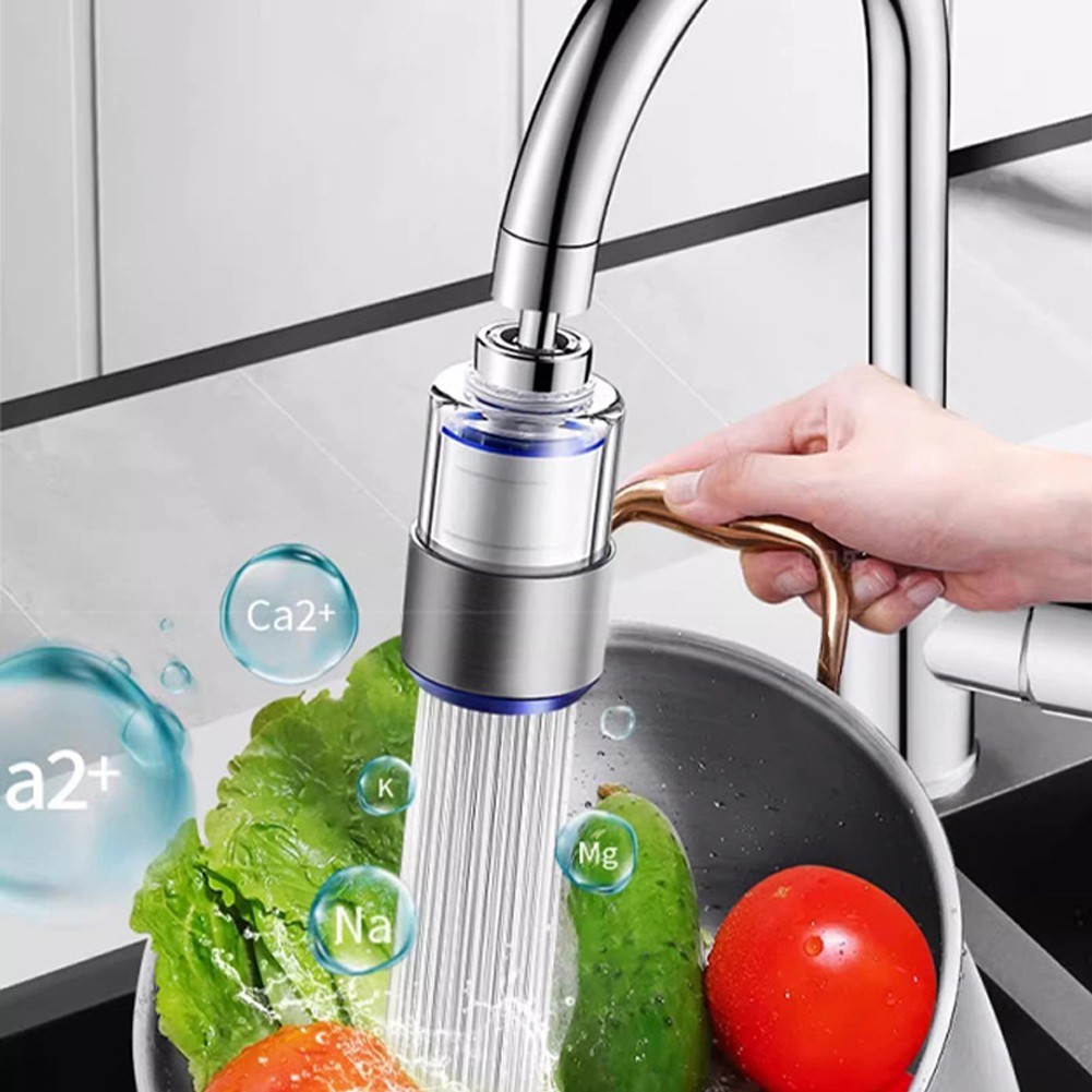 Kitchen Sink Faucet Water Filter Extender For 360 ° Rotating 2 Mode ...