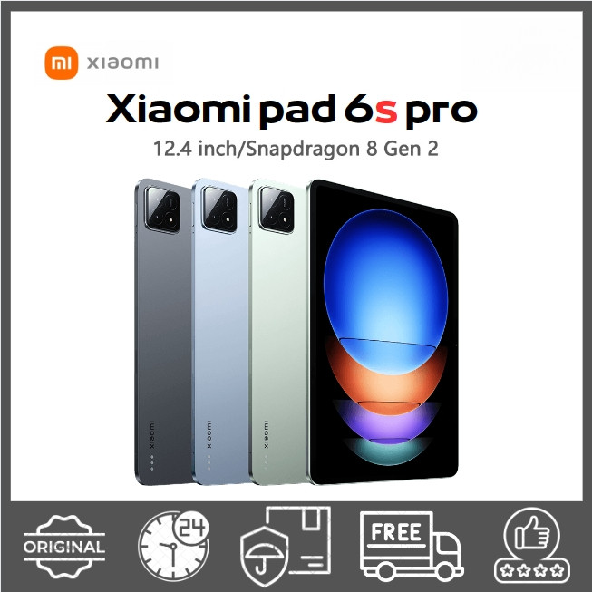 Xiaomi Pad 6S Pro 12.4 inches Snapdragon 8 Gen 2 10000 mAh 120W wired Android 14 144Hz 1TB ...