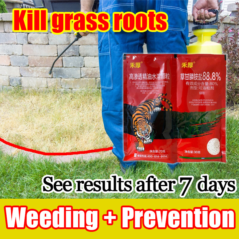 Herbicide for Weed Grass killer Chemical Remove Stubborn Weeds Roots ...