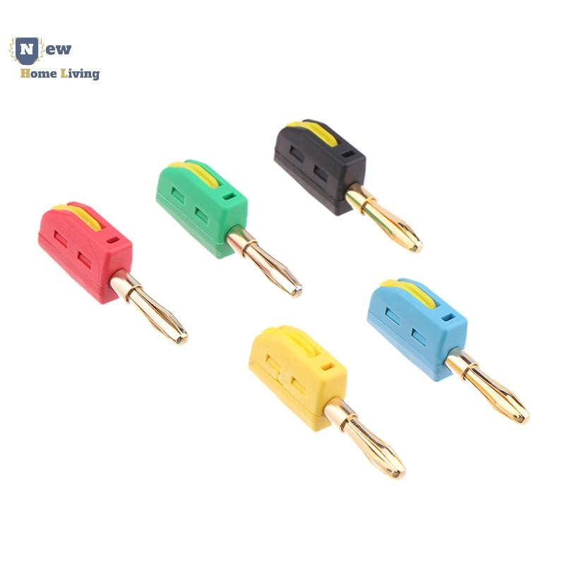 NHL> 1Pc 4MM Solderless Quick Connect High Current 32A Audio Banana ...