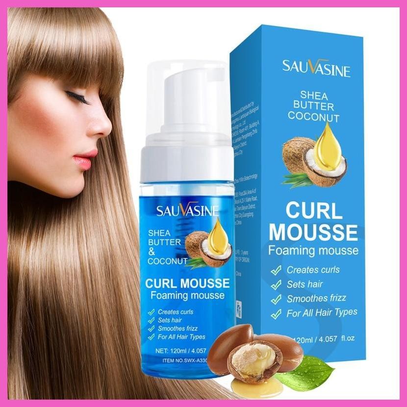 Curl Mousse for Wavy Hair Moisturizing Curl Hair Foam Soft Foaming Curl ...