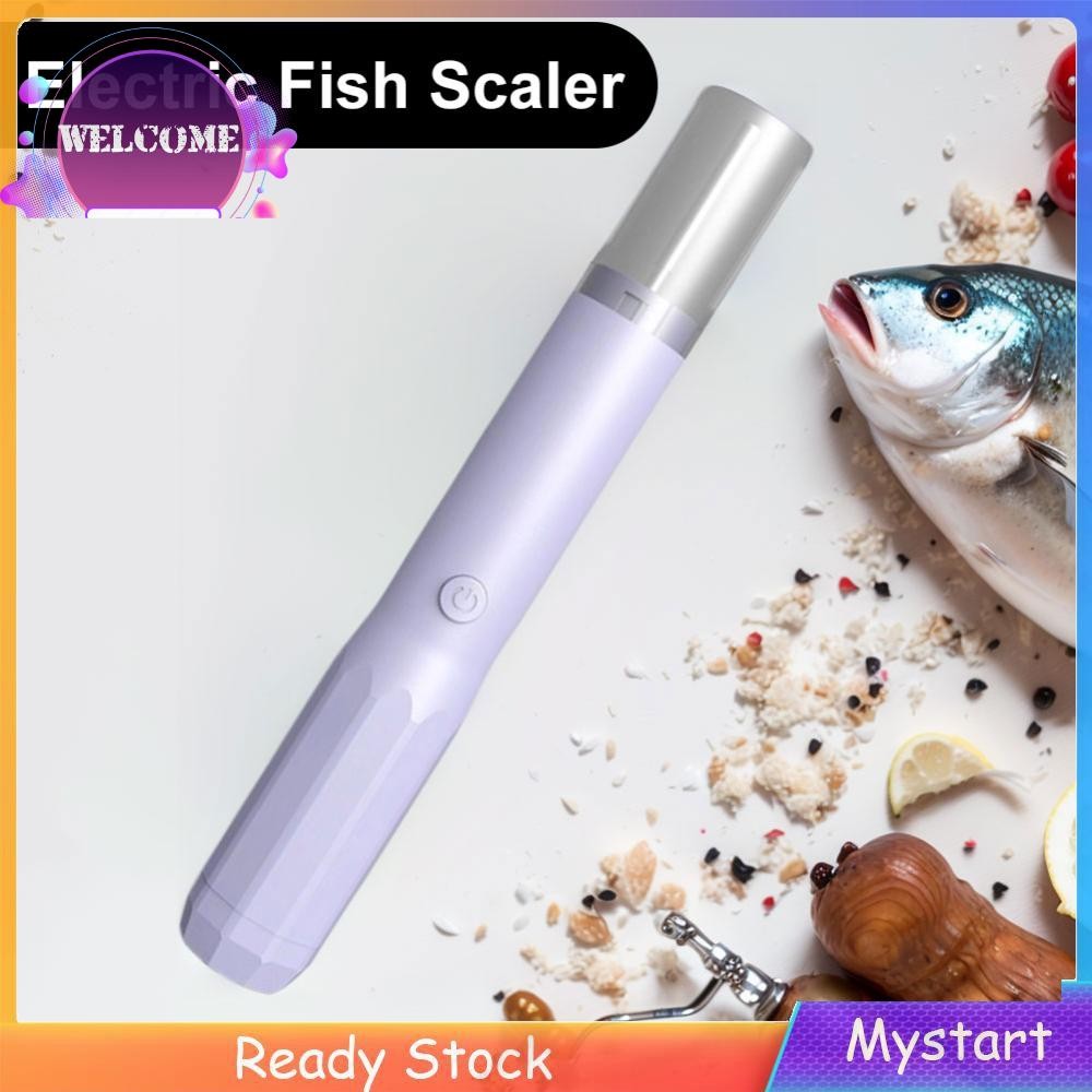 Electric Fish Scaler Waterproof Rechargeable Cordless Fish Scale ...