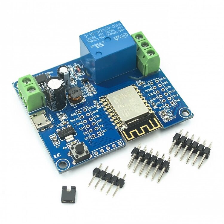 DC5-80V Power Supply ESP8266 WiFi Single-Channel Relay Module ESP-12F ...