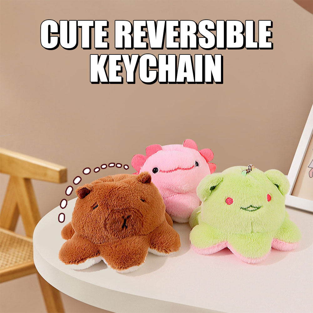Original Reversible Big Octopus Plushie Keychain Huggable and Soft ...