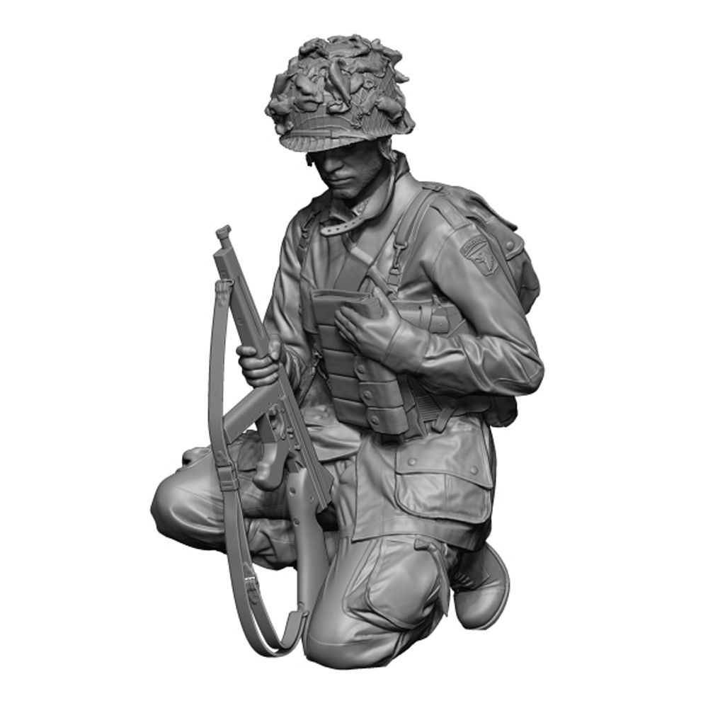 1/35 WW2 US Soldiers, Resin Model figure soldier, WWII Military themes ...