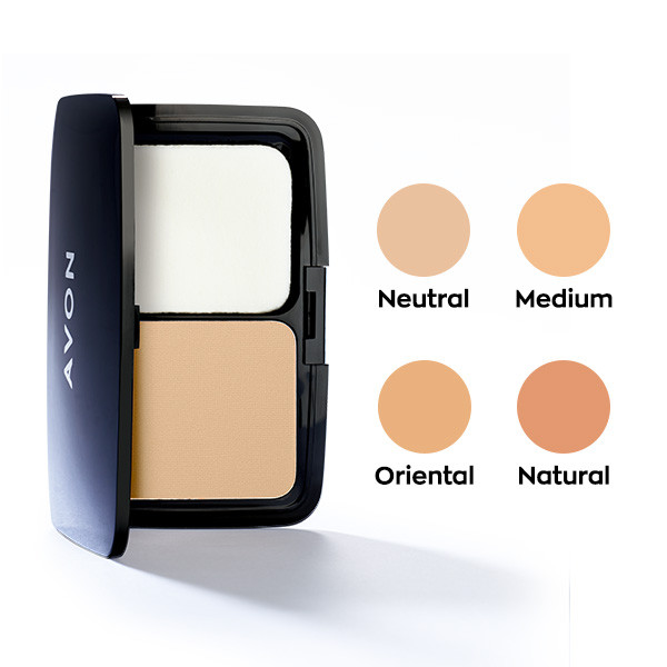 AVON FLAWLESS TRUE MATTE DUAL POWDER FOUNDATION 9G | Shopee Philippines