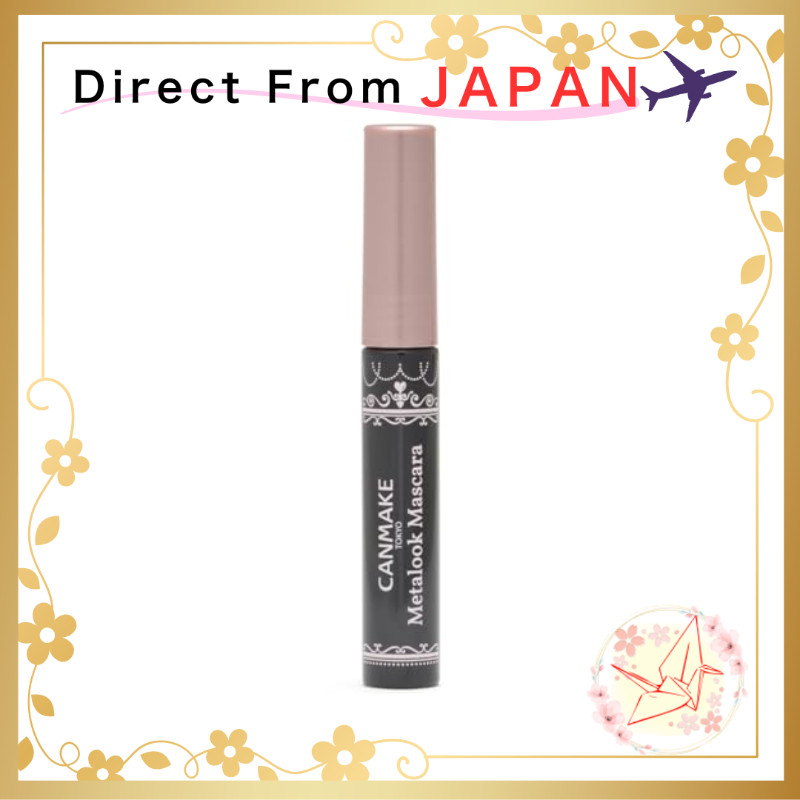 CANMAKE Metal Look Mascara 01 Black 4.0g Mascara with Metal Comb for ...