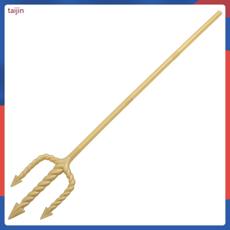 Three-pronged Scepter Prop Walking Stick Clothing Halloween Pitch Fork Demon Decor Devil Costume ...