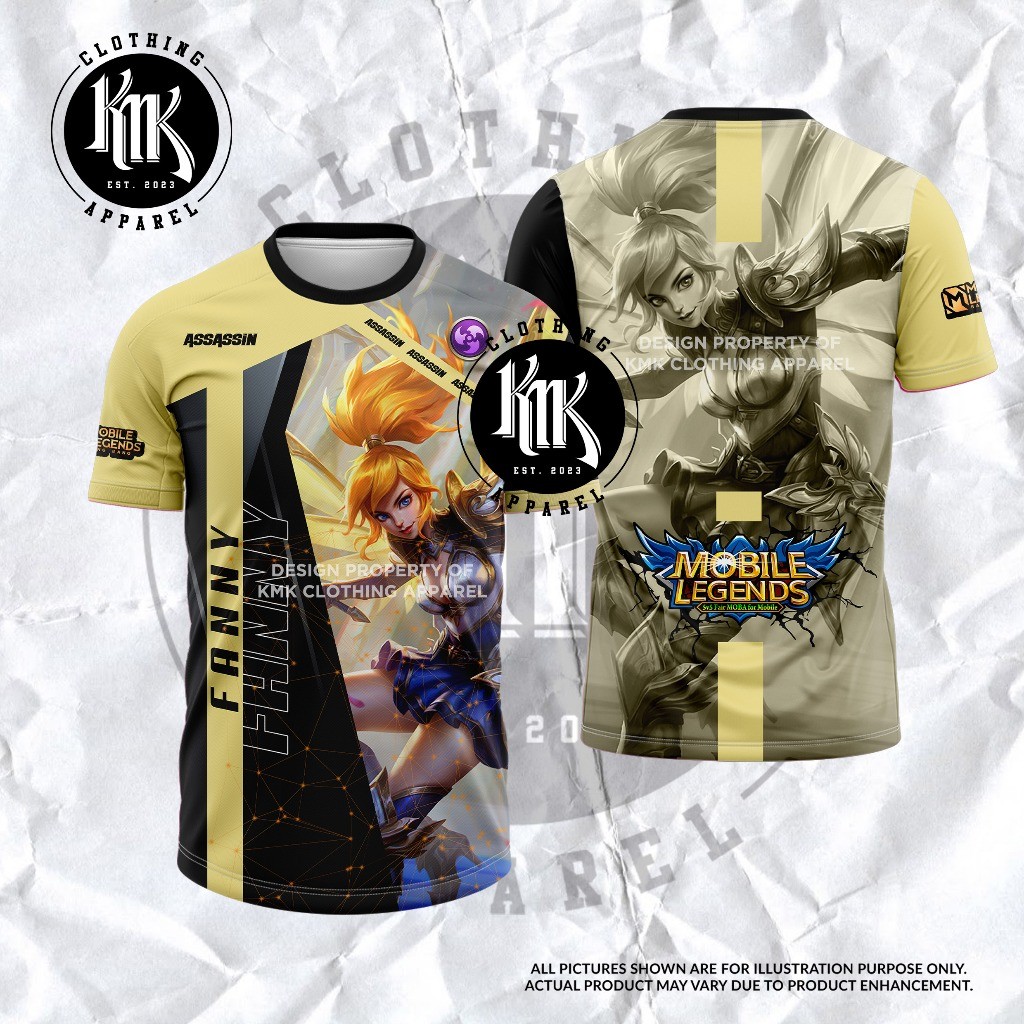 (ASSASIN) Summer Round Neck Outfit Full Sublimation Mobile legends 3D ...