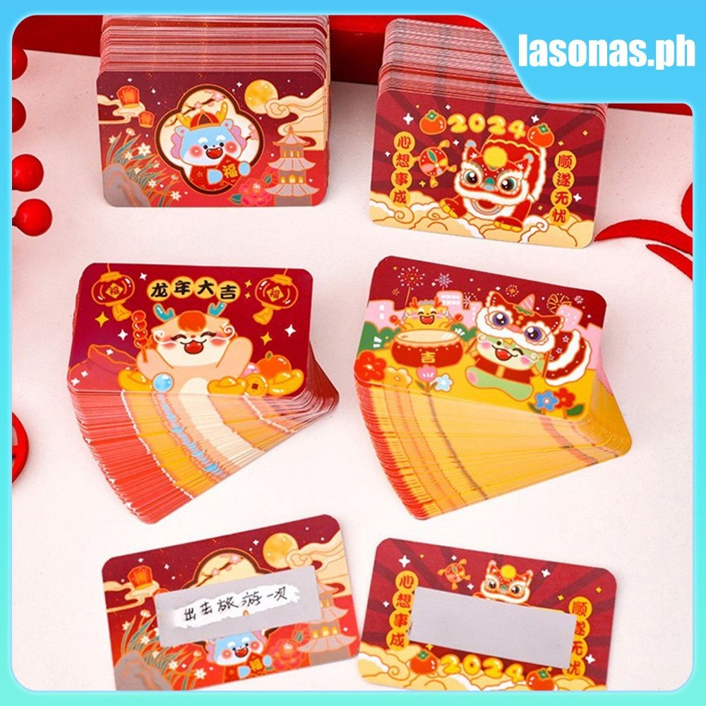 New Year's Scratch Card Children's Spring Festival Handwritten Scratch ...