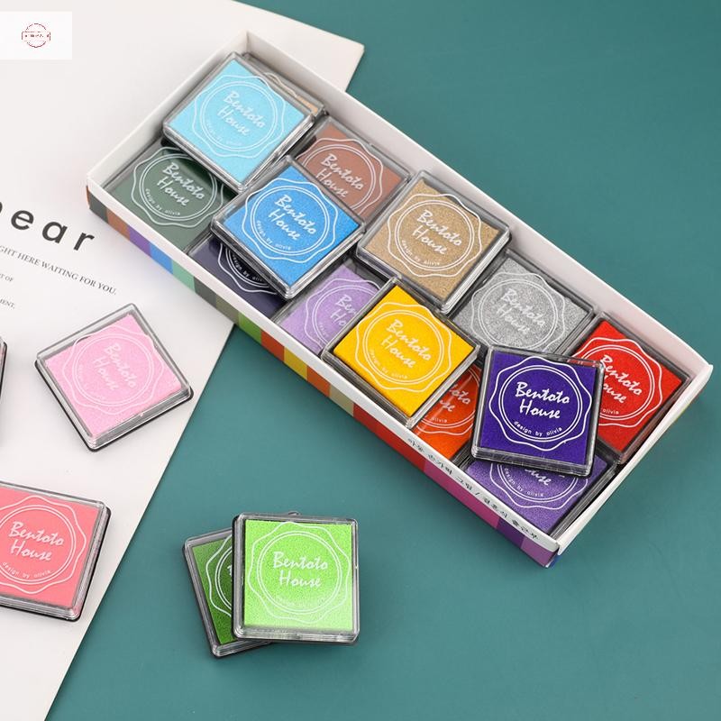 Sun 20PCS Giant Ink Pads Multi-colored Stamp Pads for DIY Craft ...