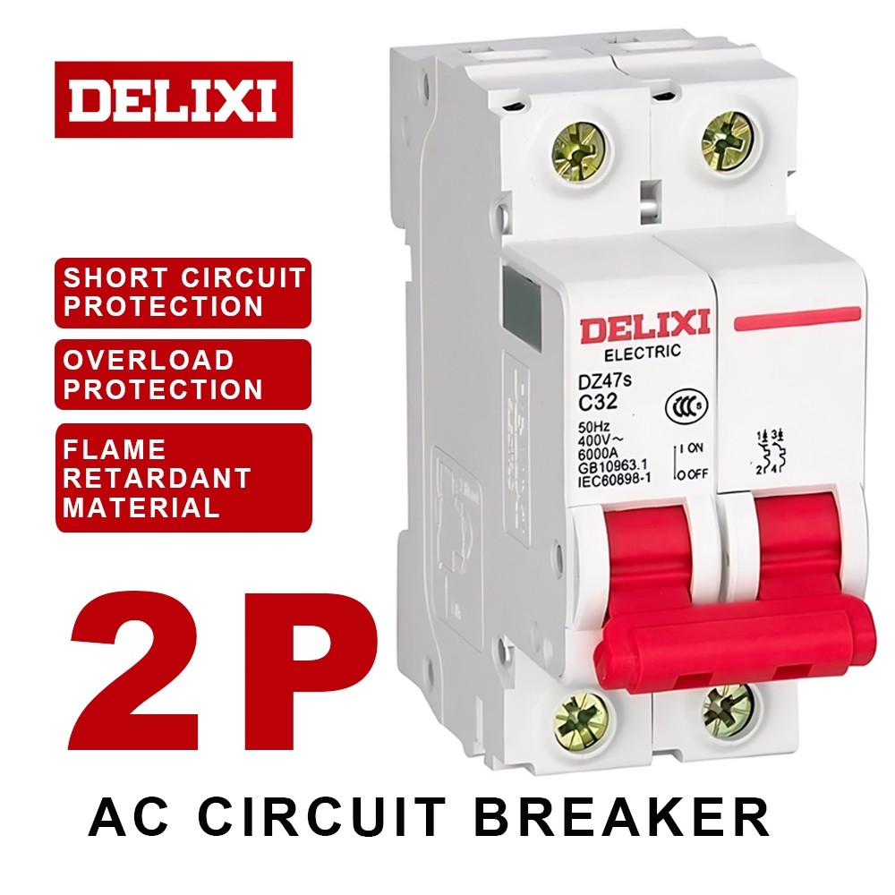 DELIXI Electric Circuit Breaker DZ47-63/2P (16A-63A) Factory Direct Sales | Shopee Philippines