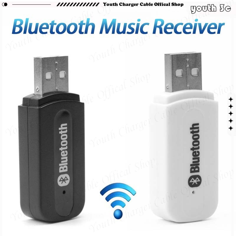 3.5mm Bluetooth 5.0 Audio Converter Adapter USB Wireless Car Audio ...