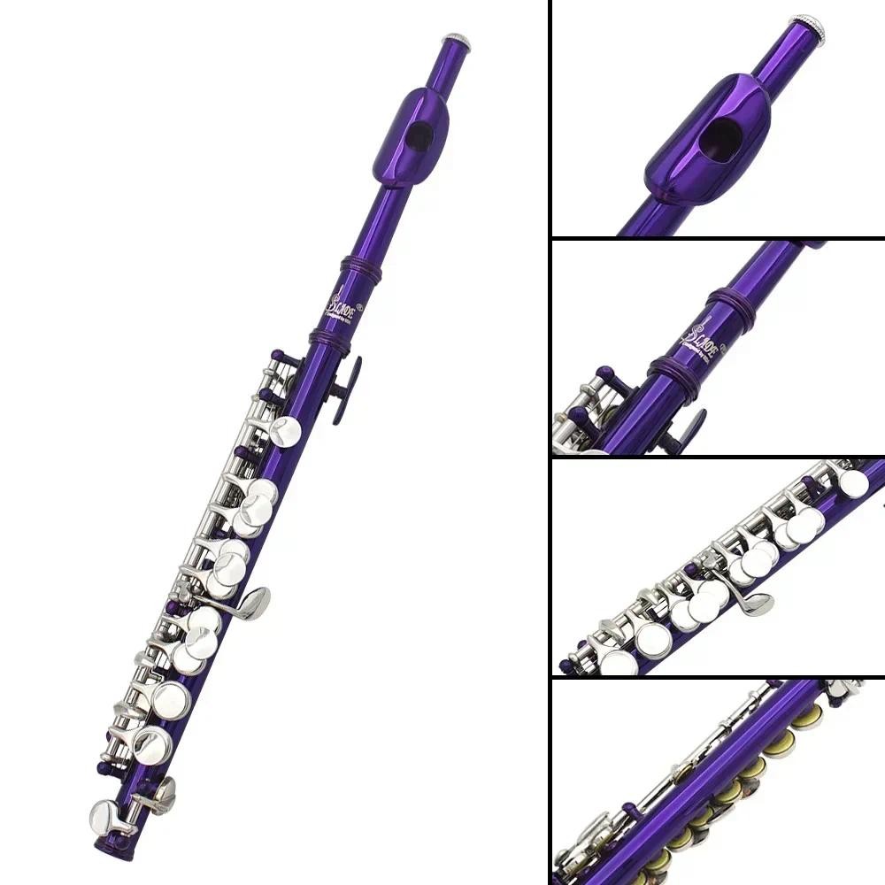 SLADE Piccolo 16 Holes C Key Multicolor Silver Key Piccolo White Copper ...
