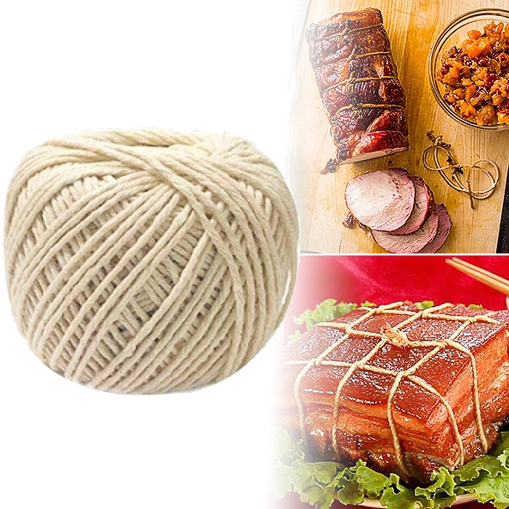 New 1.5 mm Thick Butchers String Cotton Twine Meat Prep Trussing Turkey ...
