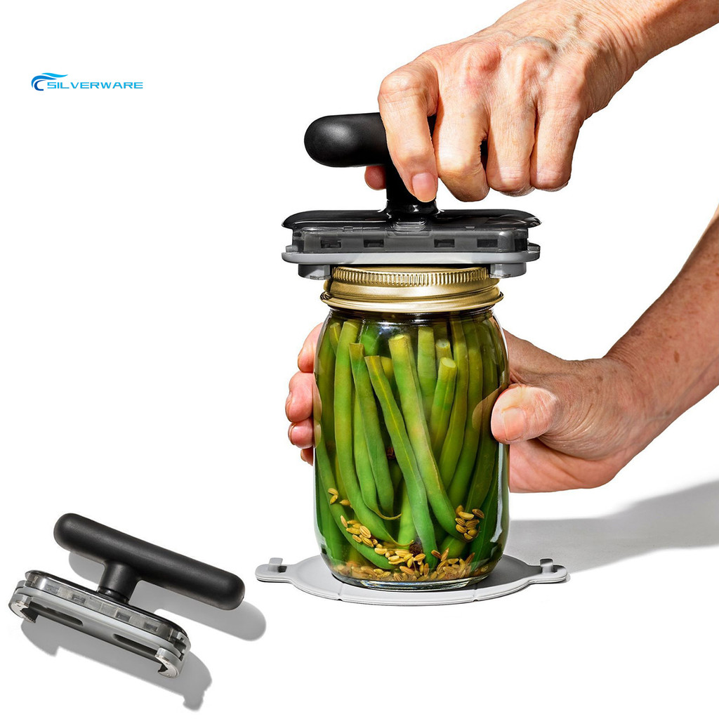 SILVERWARE 1/2Pcs Jar Opener for Seniors Heavy-duty Bottle Opener Jar ...