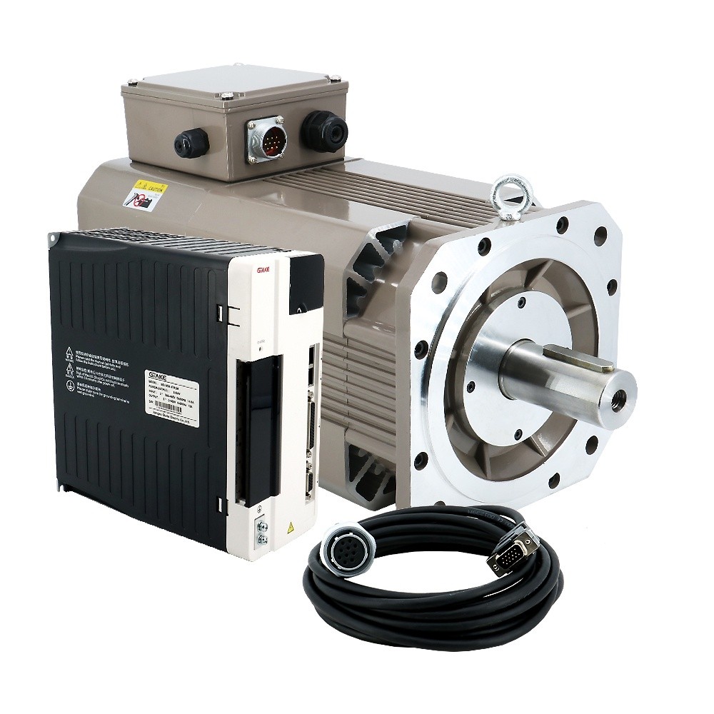 new High Speed 8000rpm 1.5/2.2/3.7kw AC Servo Spindle Motor Driver Kit ...