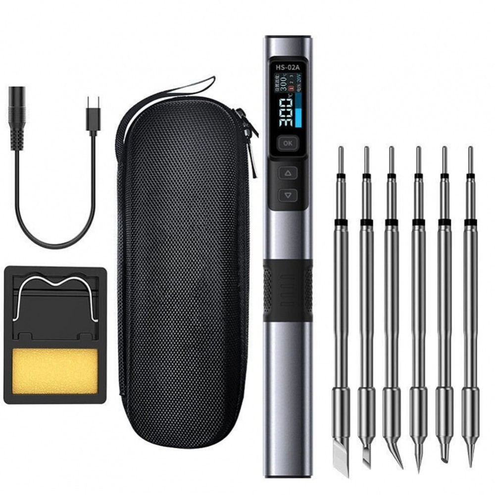 HS02A High Power Soldering Iron 100W with Adaptive Power and Sleep ...