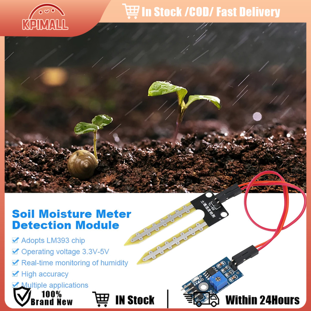 Soil Moisture Hygrometer Detection Moisture Sensor Module For arduino Development Board High ...