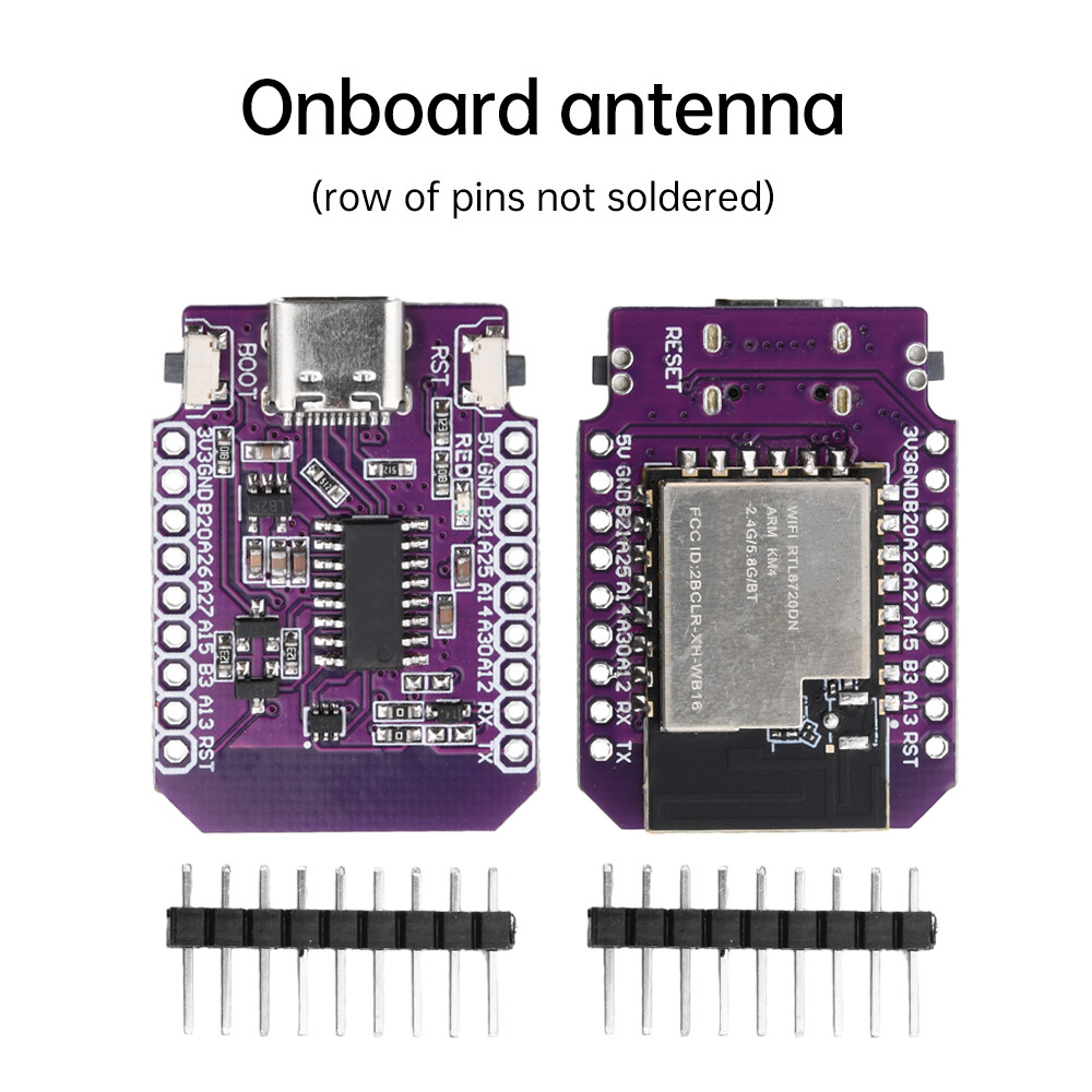 Pcbfun BW16 Development Board Rtl8720Dn Dual Band Wifi Bluetooth Ble ...