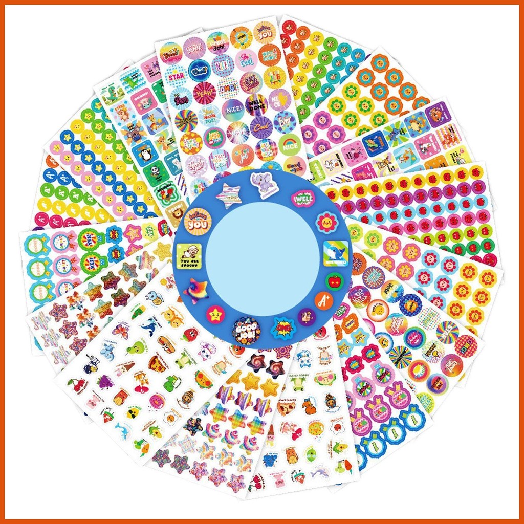 Kids Affirmation Stickers Cute School Reward Decals 844X Positive ...