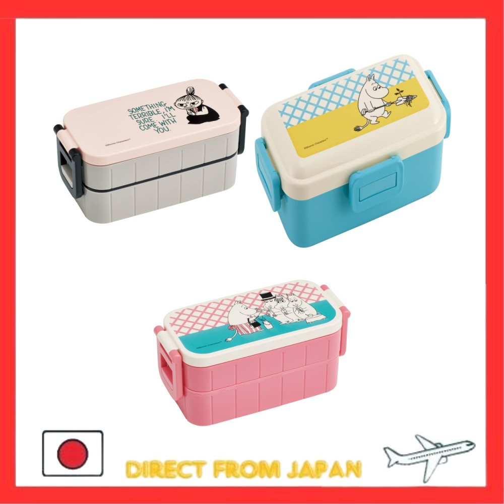 Skater Lunch Box Little My Pink 600ml Antibacterial 2 Tiers for Women Made in Japan YZW3AG-A ...